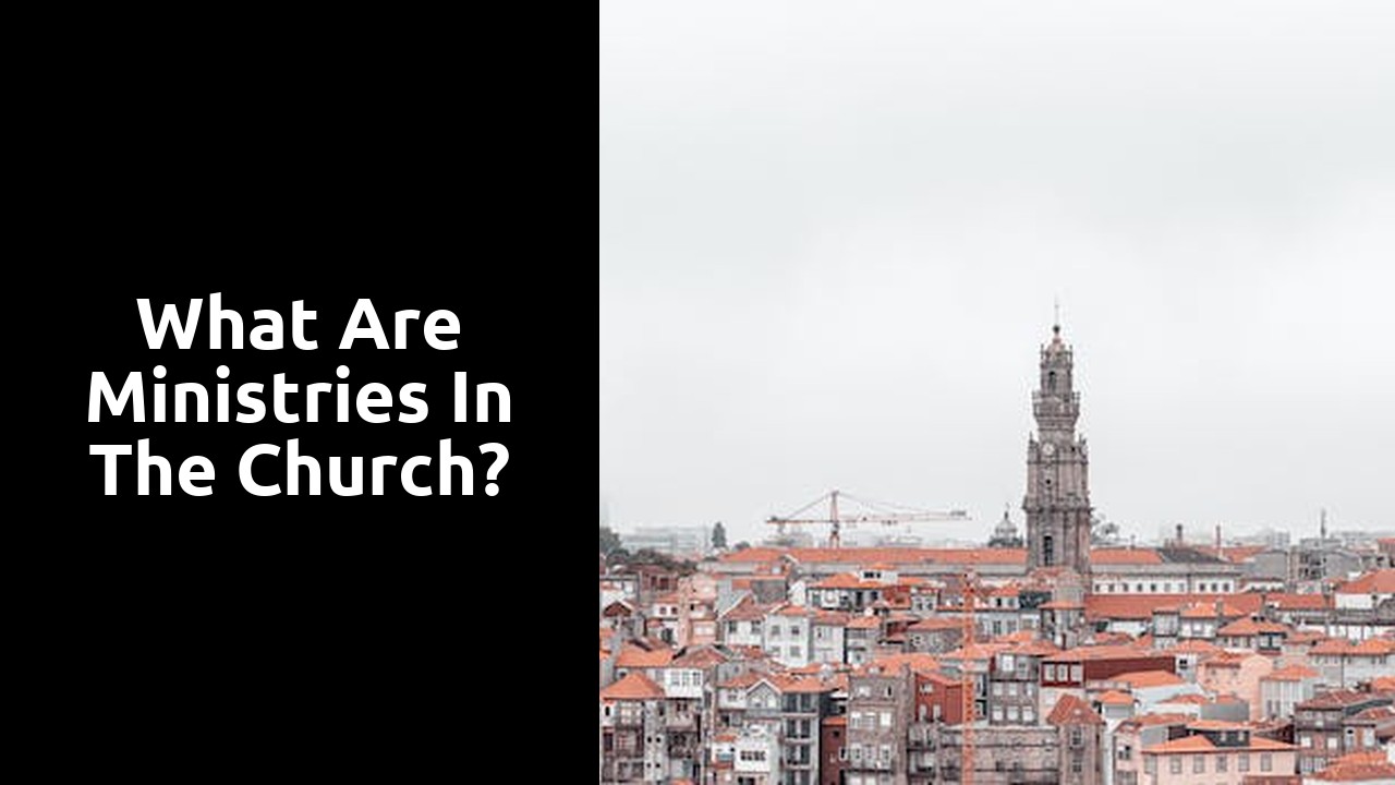 What Are Ministries In The Church? | Ministry Answers