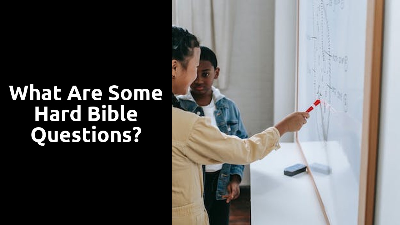 What Are Some Hard Bible Questions? | Ministry Answers