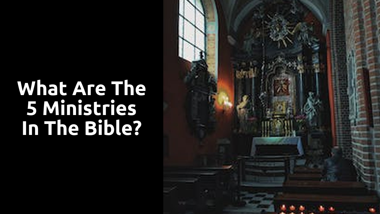 What Are The 5 Ministries In The Bible? | Ministry Answers