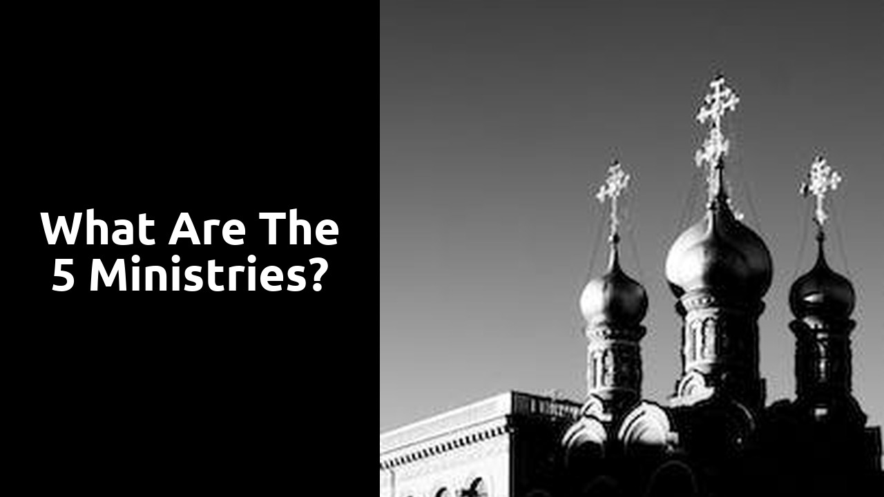 What Are The 5 Ministries? | Ministry Answers
