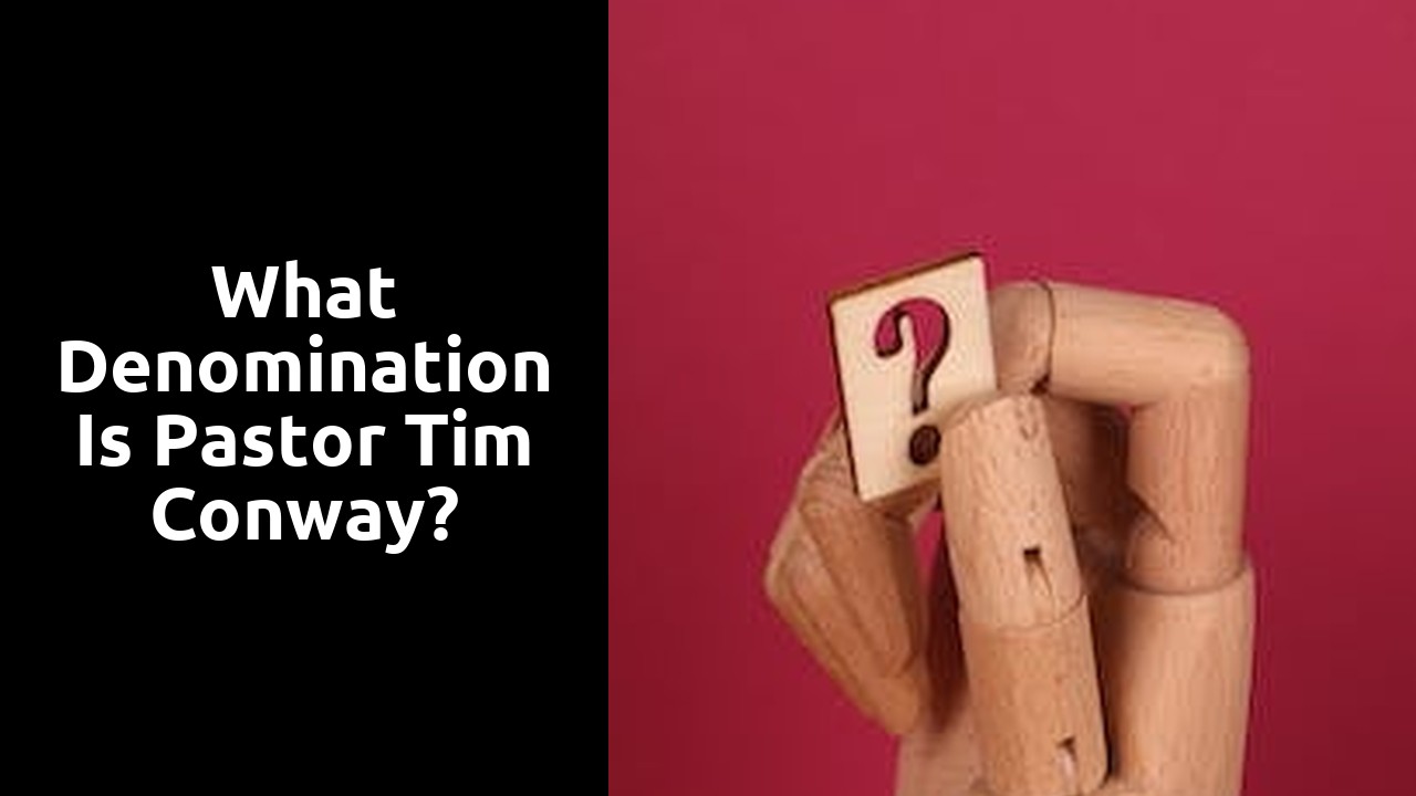What Denomination Is Pastor Tim Conway? | Ministry Answers