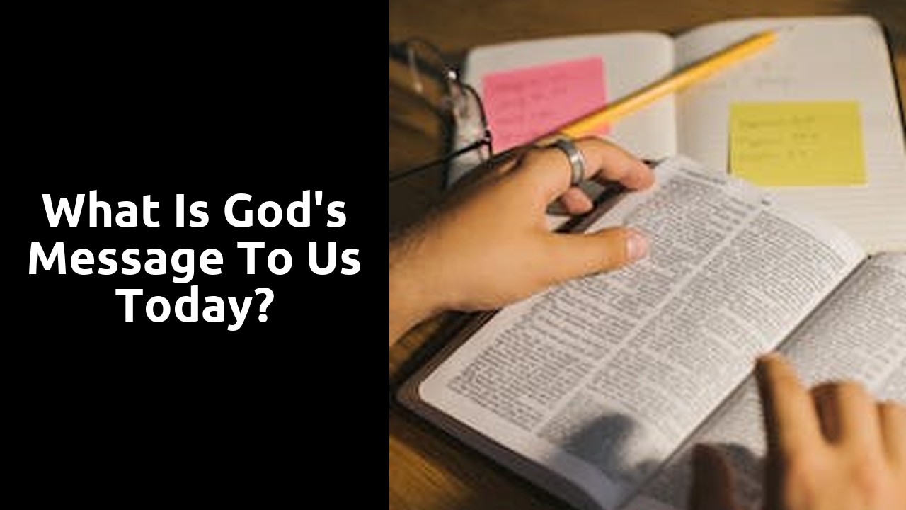 What Is God's Message To Us Today? | Ministry Answers
