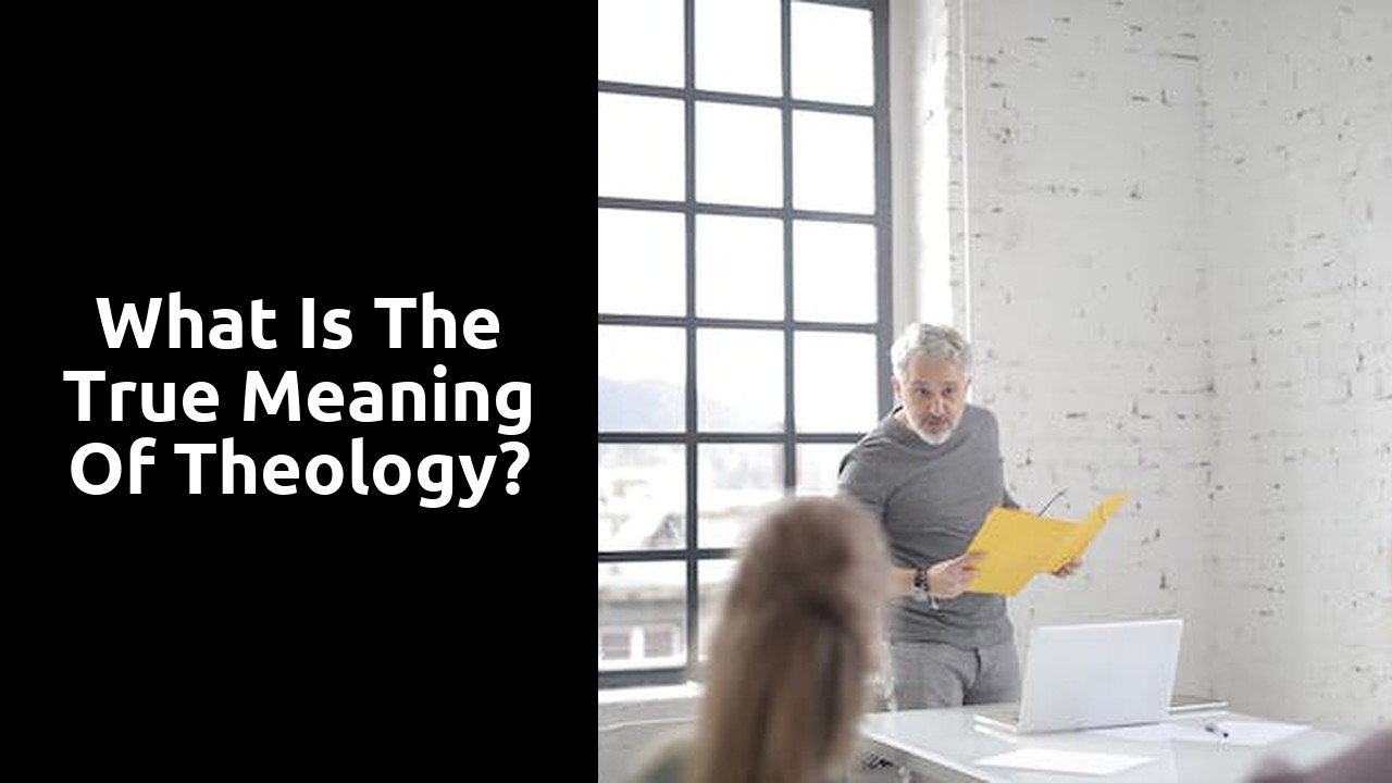What Is The True Meaning Of Theology? | Ministry Answers