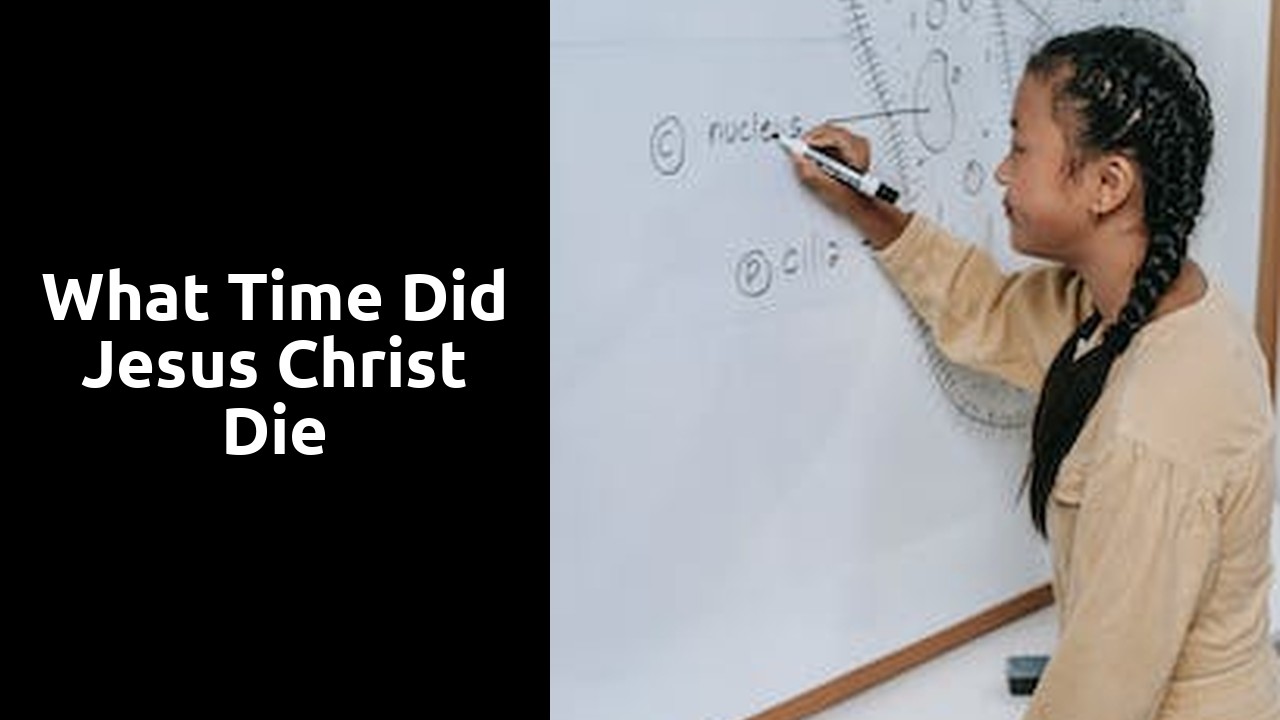 What Time Did Jesus Christ Die | Ministry Answers