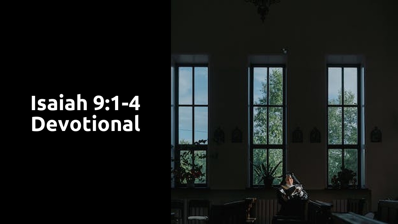 Isaiah 9:1-4 Devotional | Ministry Answers
