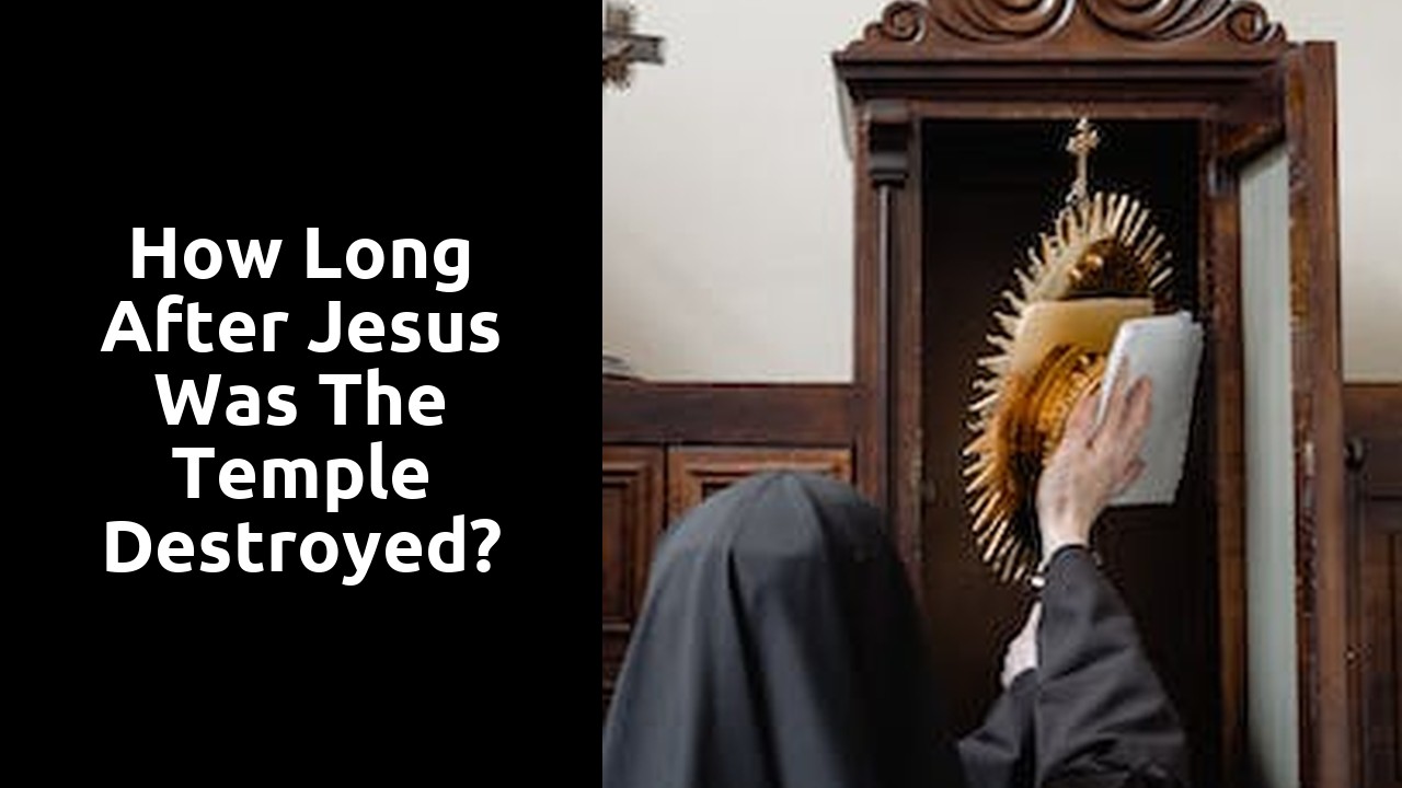 How Long After Jesus Was The Temple Destroyed? | Ministry Answers