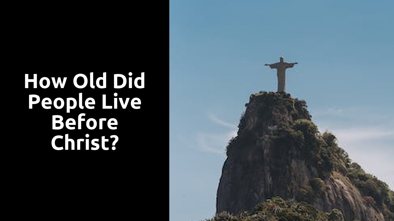 How Old Did People Live Before Christ? | Ministry Answers