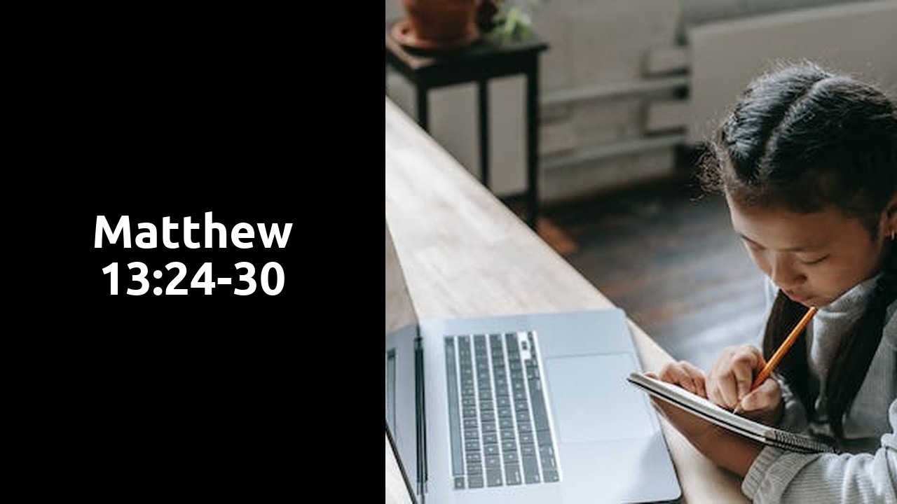 Matthew 13:24-30