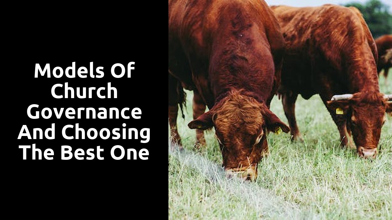 Models Of Church Governance And Choosing The Best One | Ministry Answers