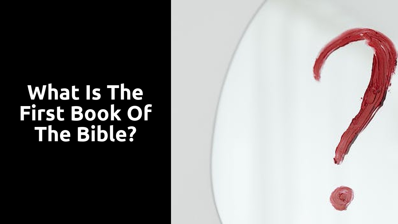 What Is The First Book Of The Bible? | Ministry Answers