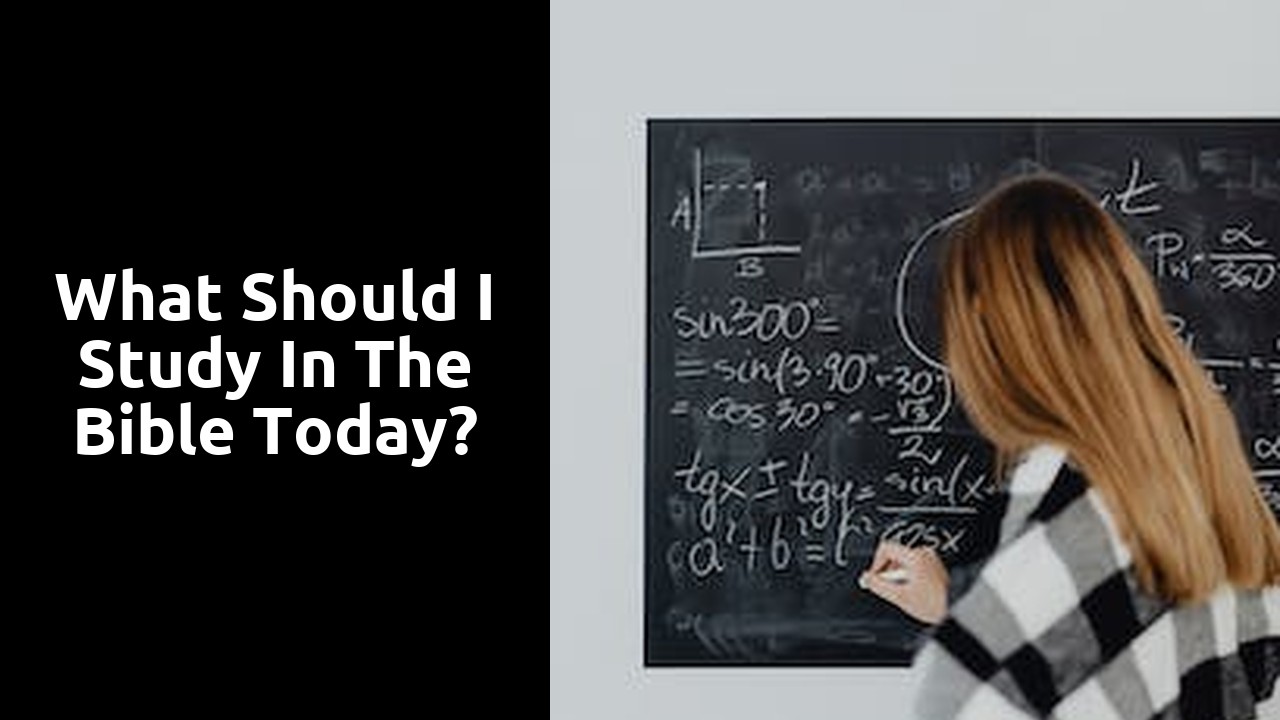 What Should I Study In The Bible Today? | Ministry Answers
