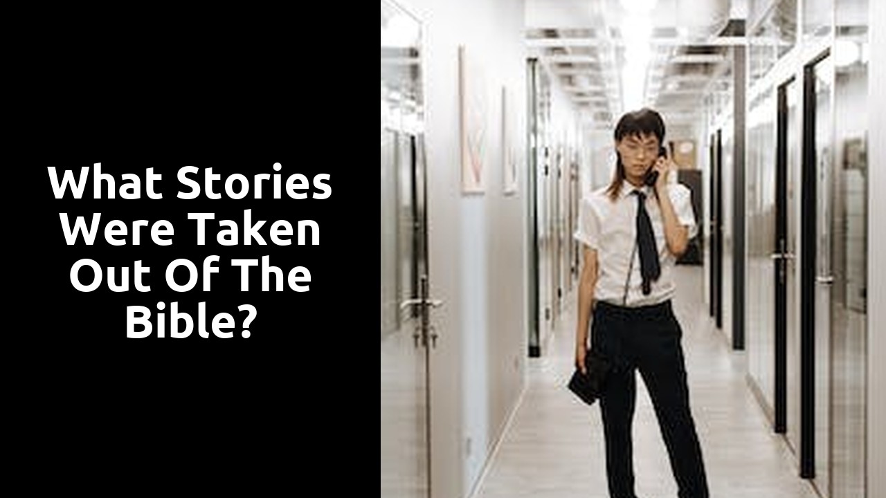 What Stories Were Taken Out Of The Bible? | Ministry Answers