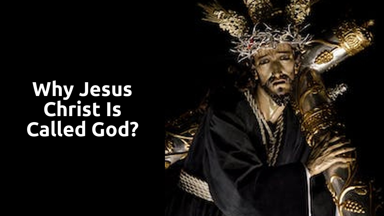 Why Jesus Christ Is Called God? | Ministry Answers