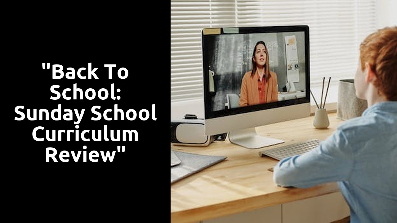 "Back To School: Sunday School Curriculum Review" | Ministry Answers