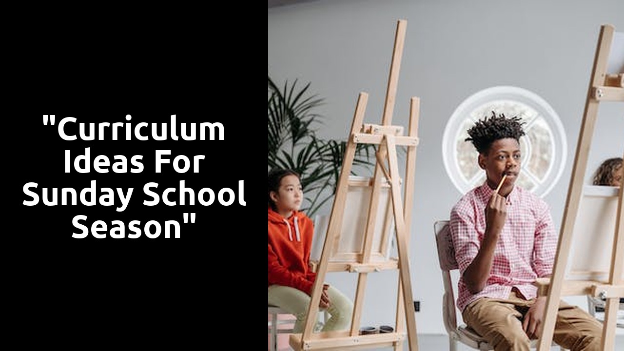 "Curriculum Ideas For Sunday School Season" | Ministry Answers