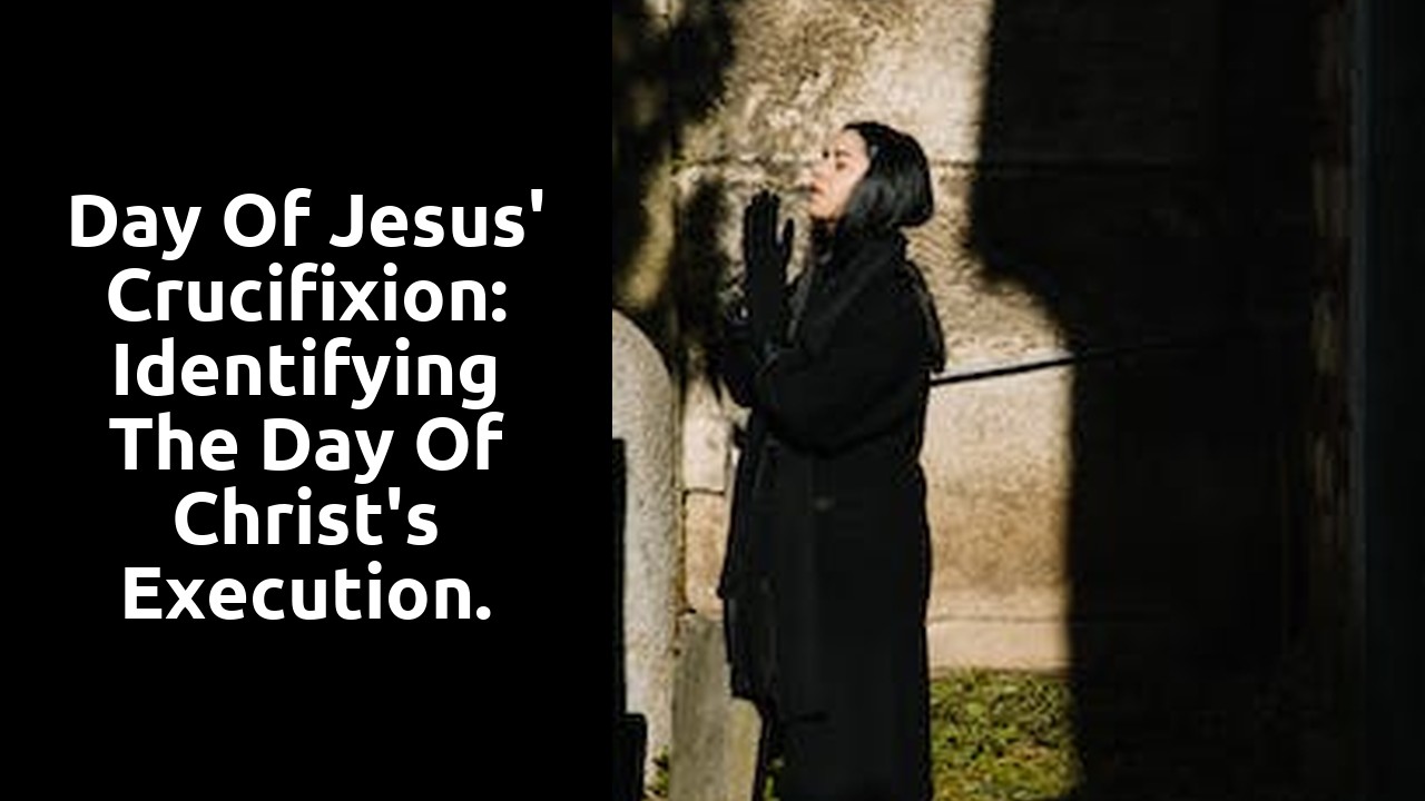 Day Of Jesus' Crucifixion: Identifying The Day Of Christ's Execution ...