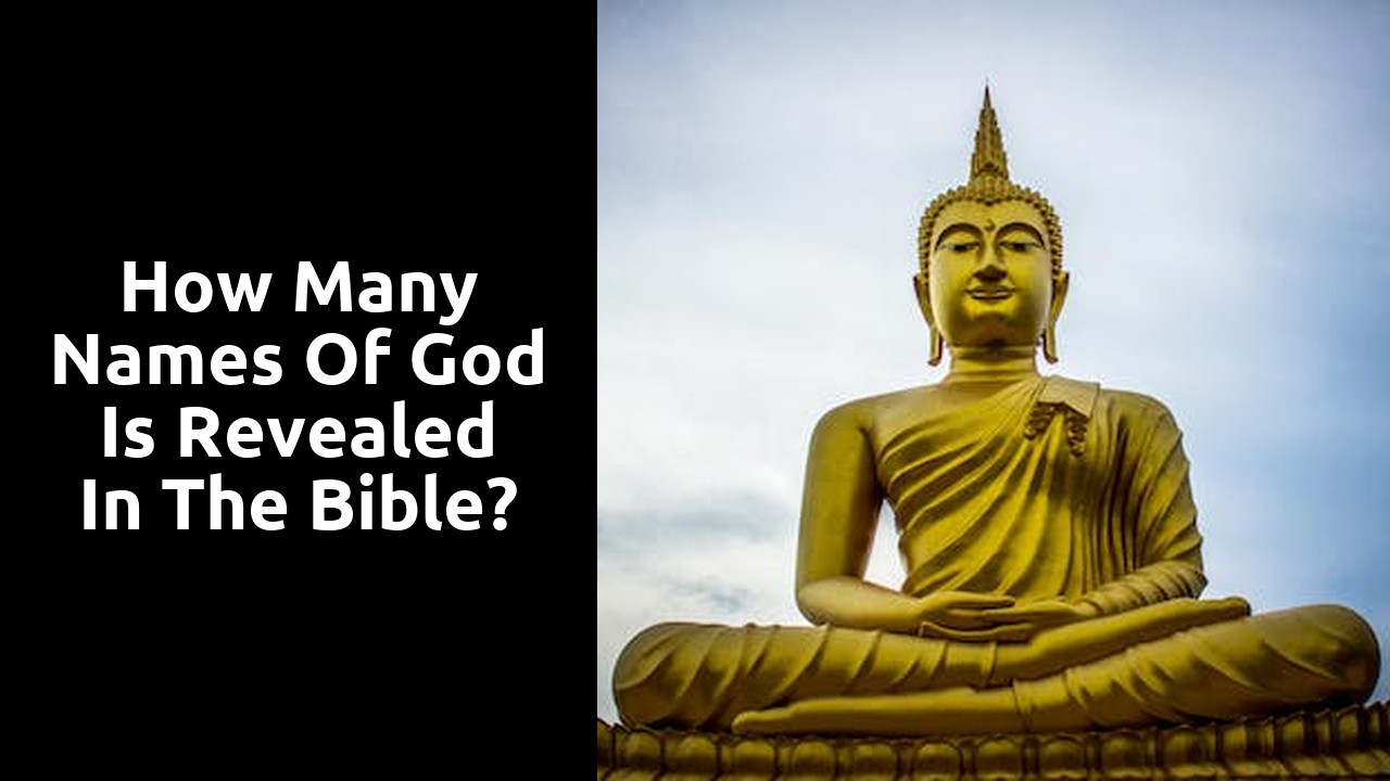 How Many Names Of God Is Revealed In The Bible? | Ministry Answers