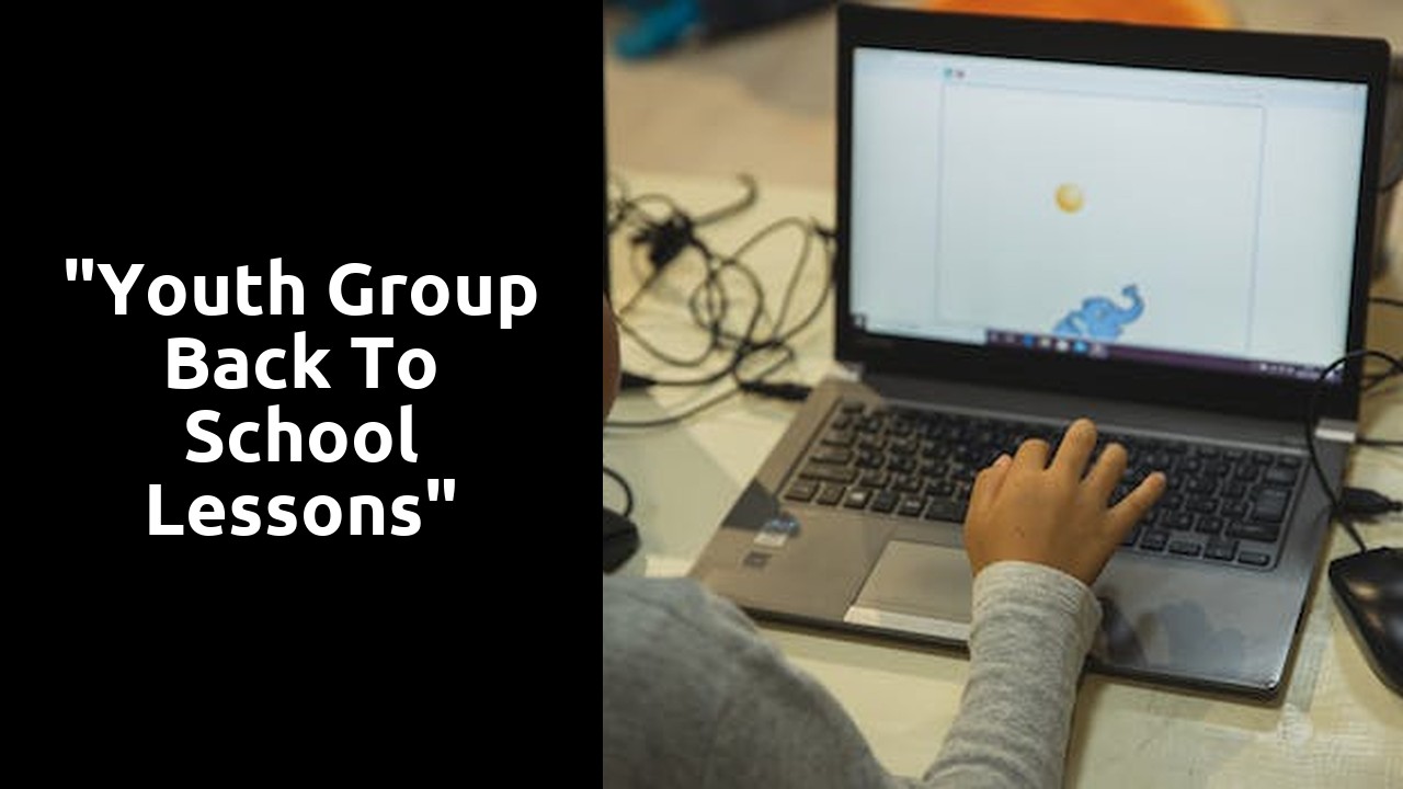 "Youth Group Back To School Lessons" | Ministry Answers