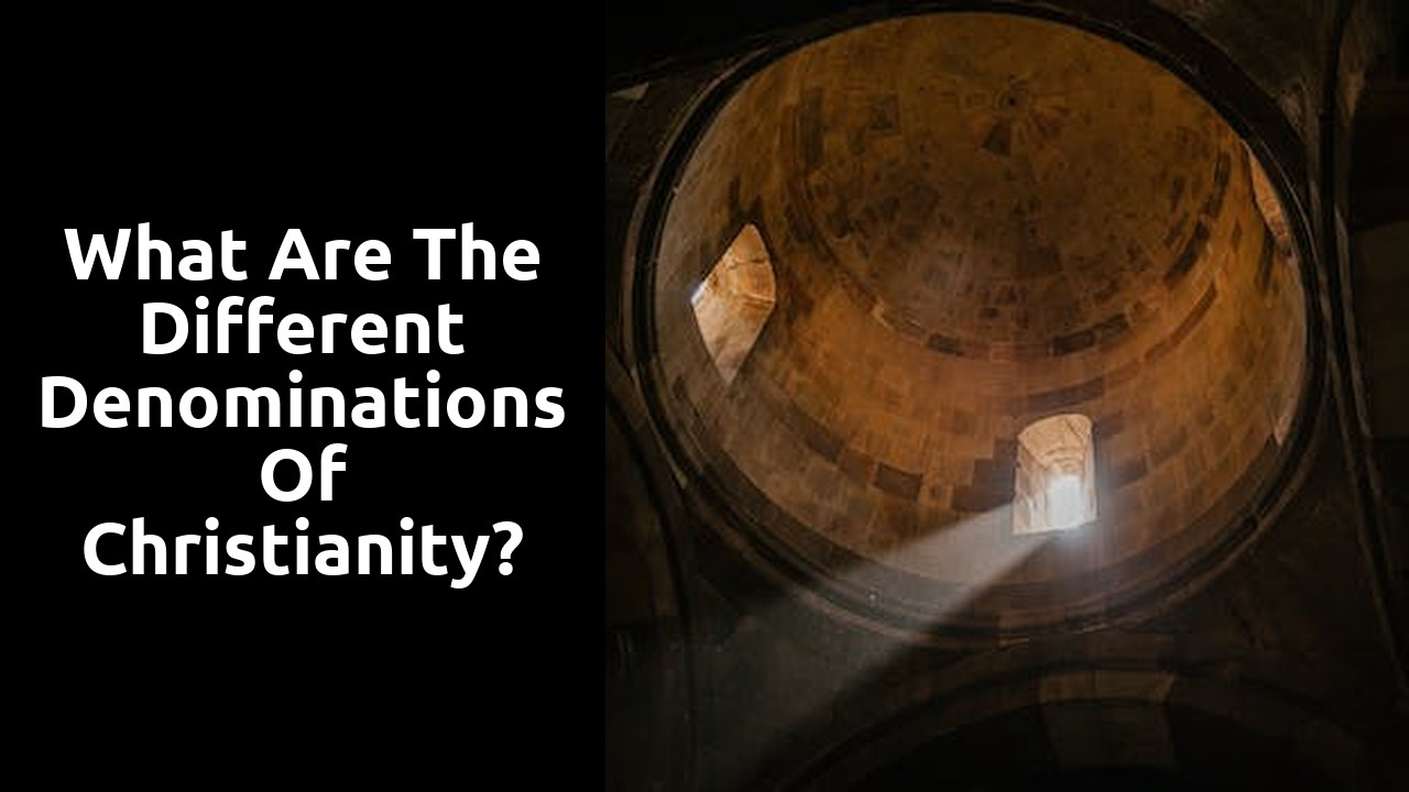 What Are The Different Denominations Of Christianity? | Ministry Answers