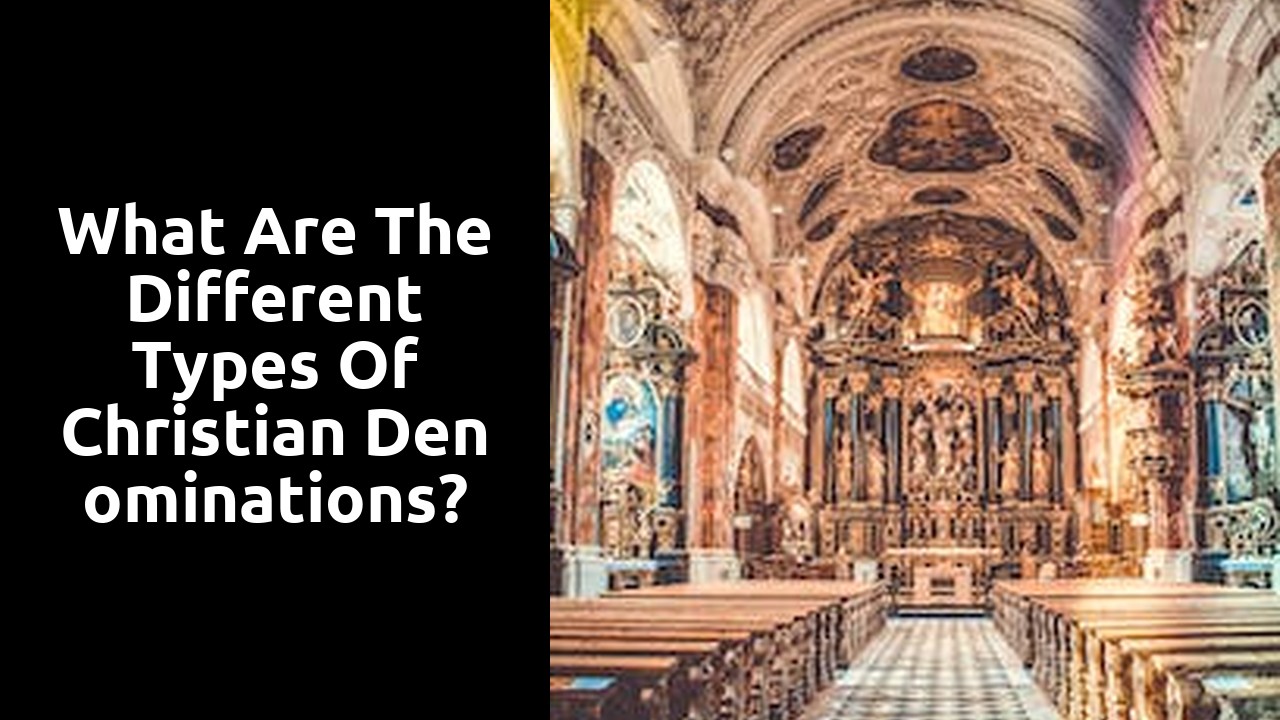 What Are The Different Types Of Christian Denominations? | Ministry Answers