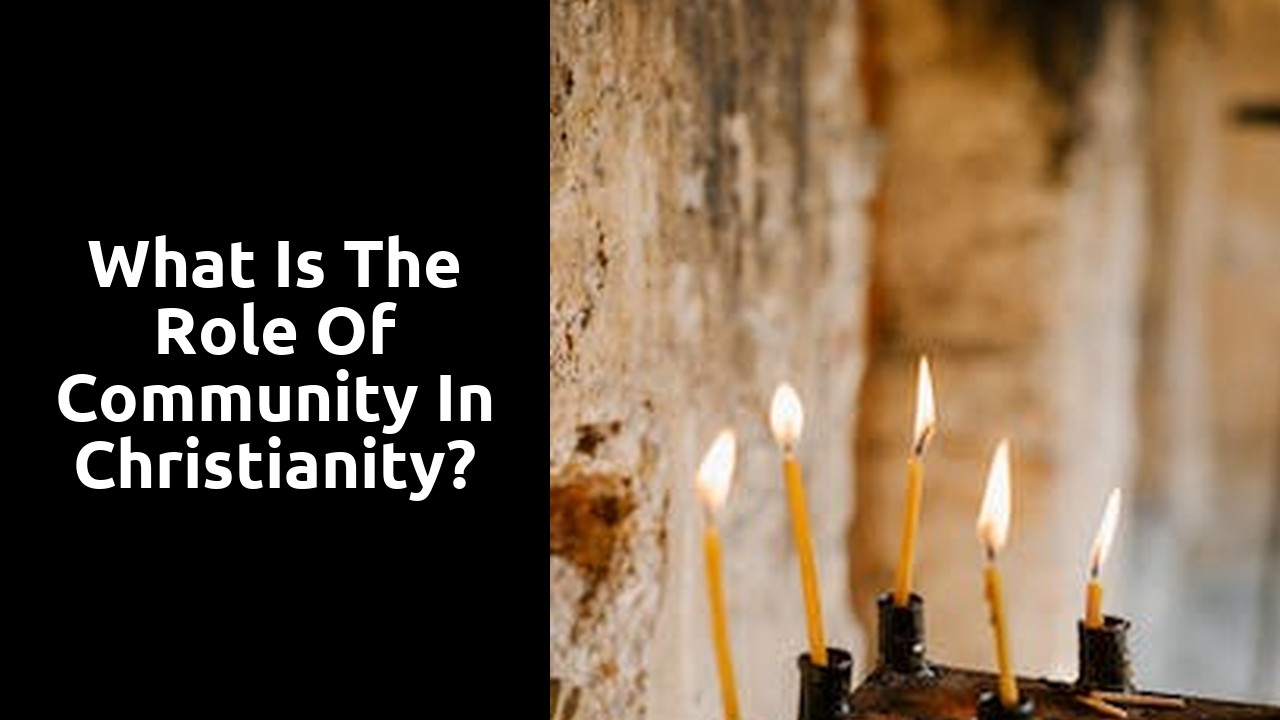 What Is The Role Of Community In Christianity? | Ministry Answers